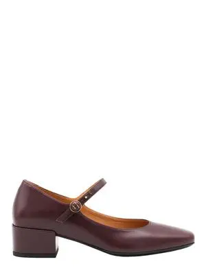 TOD'S Mary Jane Pumps With Adjustable Buckle - Brown