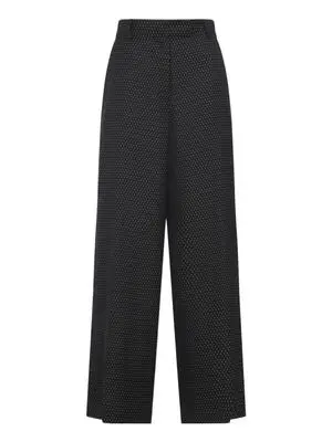 Dries Van Noten Belt Loop Casual Pants - Black