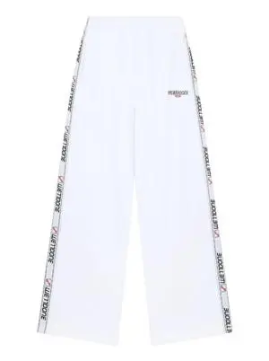 We11Done Logo Tape Track Pants - White
