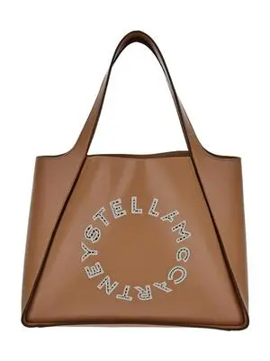 Stella McCartney Logo Tote Bag - Brown