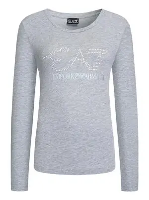 Emporio Armani Long Sleeve T-shirt - Gray