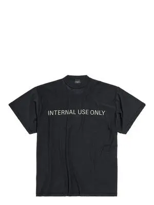 BALENCIAGA Balenciaga Internal Use Only Crewneck T-Shirt