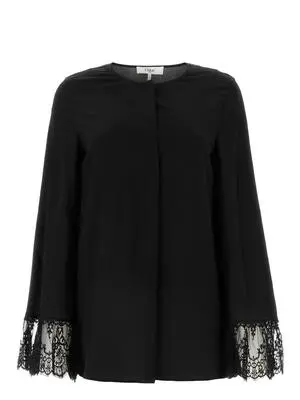 CHLOÉ Chloe Lace Cuff Blouse