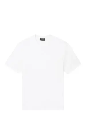 Emporio Armani Short-sleeved Crewneck T-shirt - White