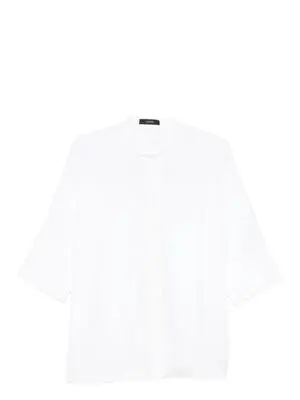 JOSEPH Oversized Poplin Button-up Shirt - White