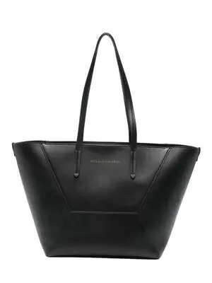 Brunello Cucinelli Duo Logo Tote Bag - Black