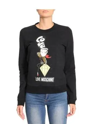 Moschino Printed Sweatshirt - Green