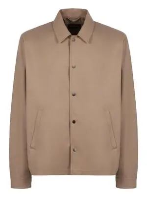 KITON Kiton Knitted Button-Up Overshirt