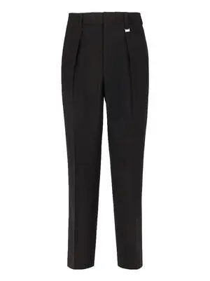 Fendi Straight-leg Tailored Trousers - Black
