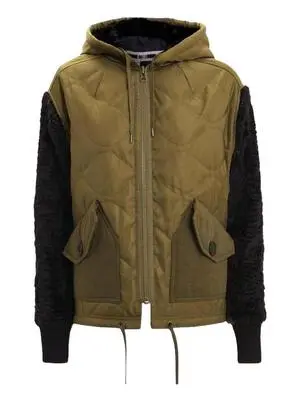 Alexander McQueen Hooded Casual Jacket - Green