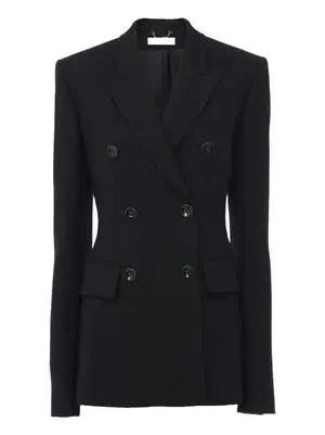 CHLOÉ Chloe Double-Breasted Coat With Ceramic Buttons