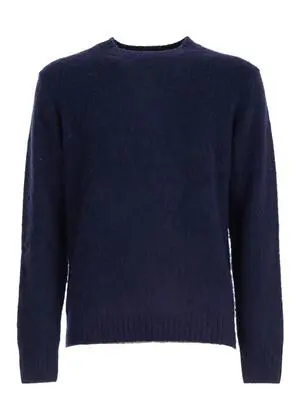 Aspesi Crewneck Knitted Sweater - Black