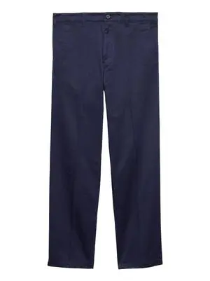 Prada Tapered Chino Pants - Navy Blue