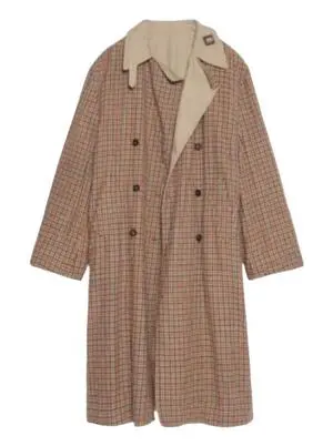 Balenciaga Reversible Double-breasted Trench Coat - Brown