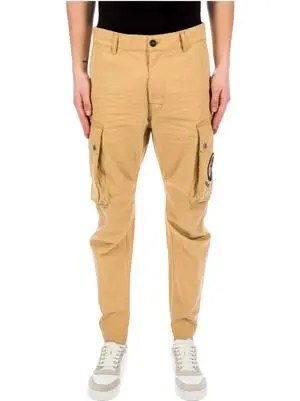 Dsquared2 Logo Patch Cargo Trousers - Nude