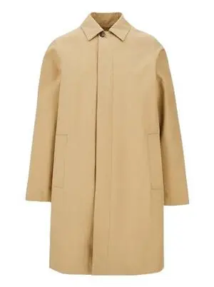 Burberry Long Sleeved Trench Coat - Nude