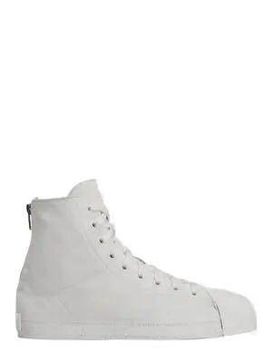 Y3 Nizzastar Hi Lace-up Sneakers - Track Ash/track Ash/track Ash