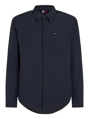Tommy Hilfiger Padded Jacket With Logo Detail - Navy Blue