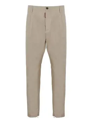 DSQUARED2 Dsquared2 Beige Cropped Tapered Pants