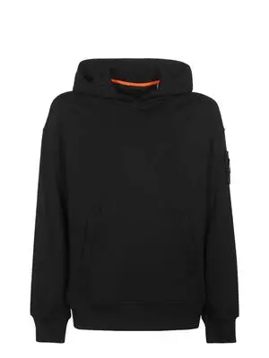 MOOSE KNUCKLES Moose Knuckles Logo-Patch Cotton Hoodie