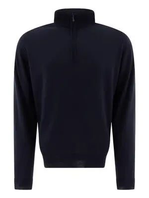 John Smedley John Smedley Tapton Half-Zip Sweater Blue
