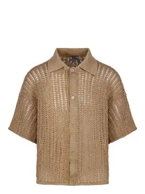 BONSAI Short-sleeved Shirt - Brown