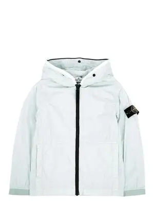 Stone Island Hooded Jacket - Pearl Gray