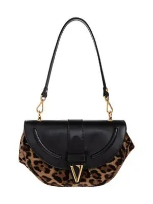 Versace Virtus Shoulder Bag - Black