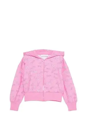 Monnalisa Barbie Logo-print Hoodie - Rosa