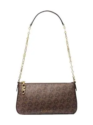 Michael Kors Empire Chain-link Shoulder Bag - Brown