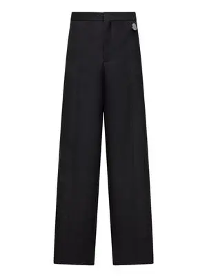 Moncler X Jil Sander Gabardine Tailored Trousers - Navy Blue