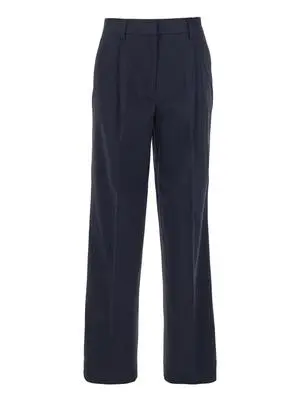 TOTEME Pleated Trousers - Black