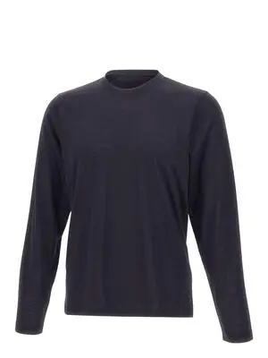 GRAN SASSO Long Sleeve Crew Neck Sweater - Blue