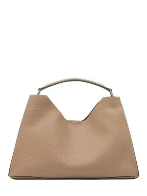 GIANNI CHIARINI Top Handle Shoulder Bag - Clay Beige
