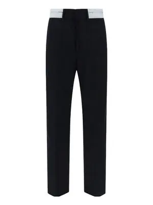 Palm Angels Straight Leg Chino Pants - Black