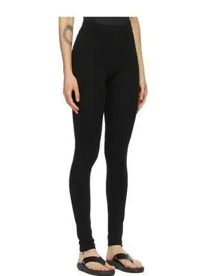 TOTEME Logo Leggings - Black