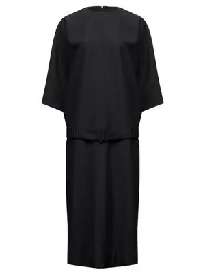 MAISON MARGIELA Mm6 Maison Margiela Three-Quarter Sleeve Midi Dress
