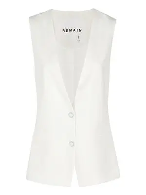 REMAIN BIRGER Masja Vest - White