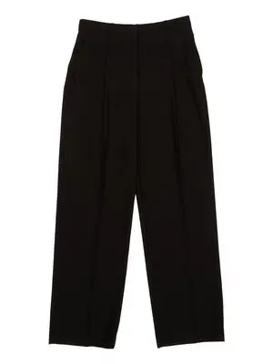 THE ROW Pleated Casual Trousers - Black
