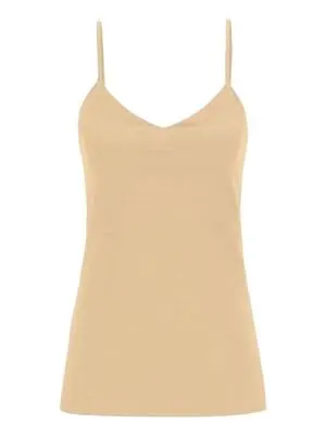 Max Mara Knitted Sling Top - Nude