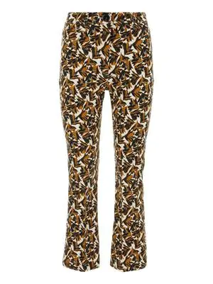 Max Mara All-over Patterned Flared Pants - Brown