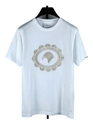 Stefano Ricci T-shirt With Round Neck And Short Sleeves - Blue