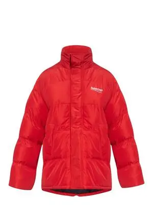Balenciaga Political Campaign Down Jacket - Red