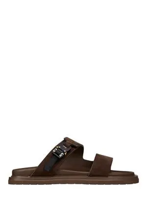 Dior Aqua Sandal With Buckled Detailing - Black