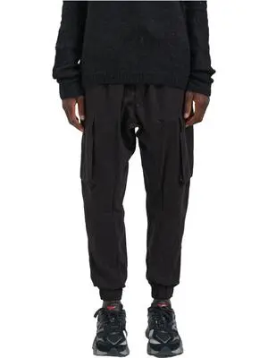 THOM KROM Cargo Pants With Integrated Waistband - Black