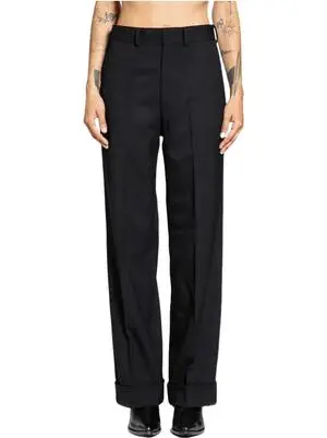 Junya Watanabe Tailored Wide-leg Trousers - Black