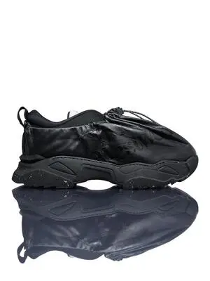 VIVIENNE WESTWOOD Logo-printed Drawstring Layered Sneakers - Black