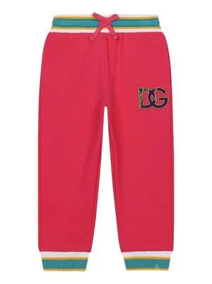 Dolce & Gabbana Logo Detailed Sweatpants - Red