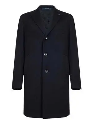 Tagliatore Single-breasted Coat - Black