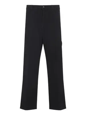 Stone Island Loose-fit Cotton Pants - Black